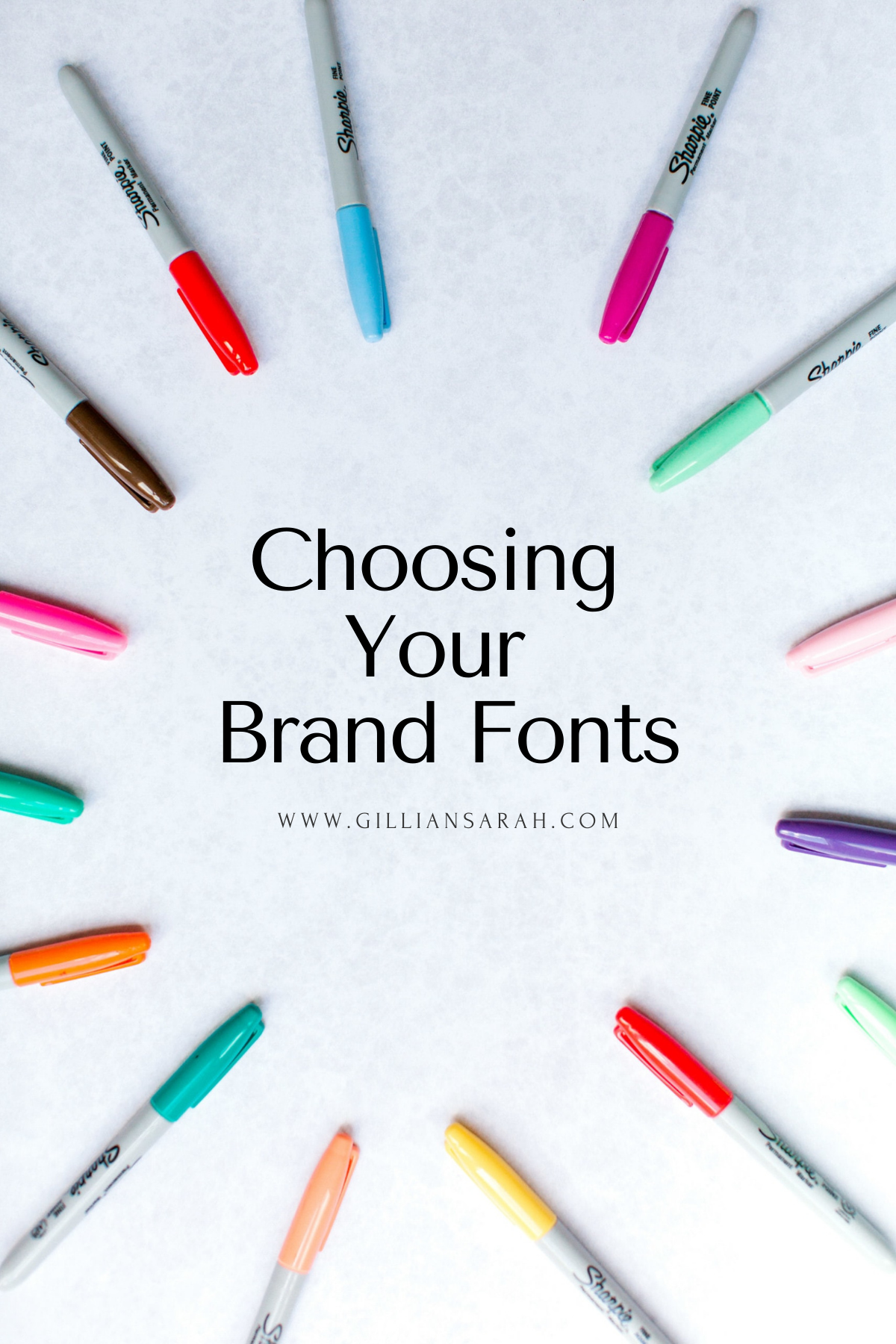 Choosing Your Brand Fonts | Styling Your Brand | Gillian Sarah