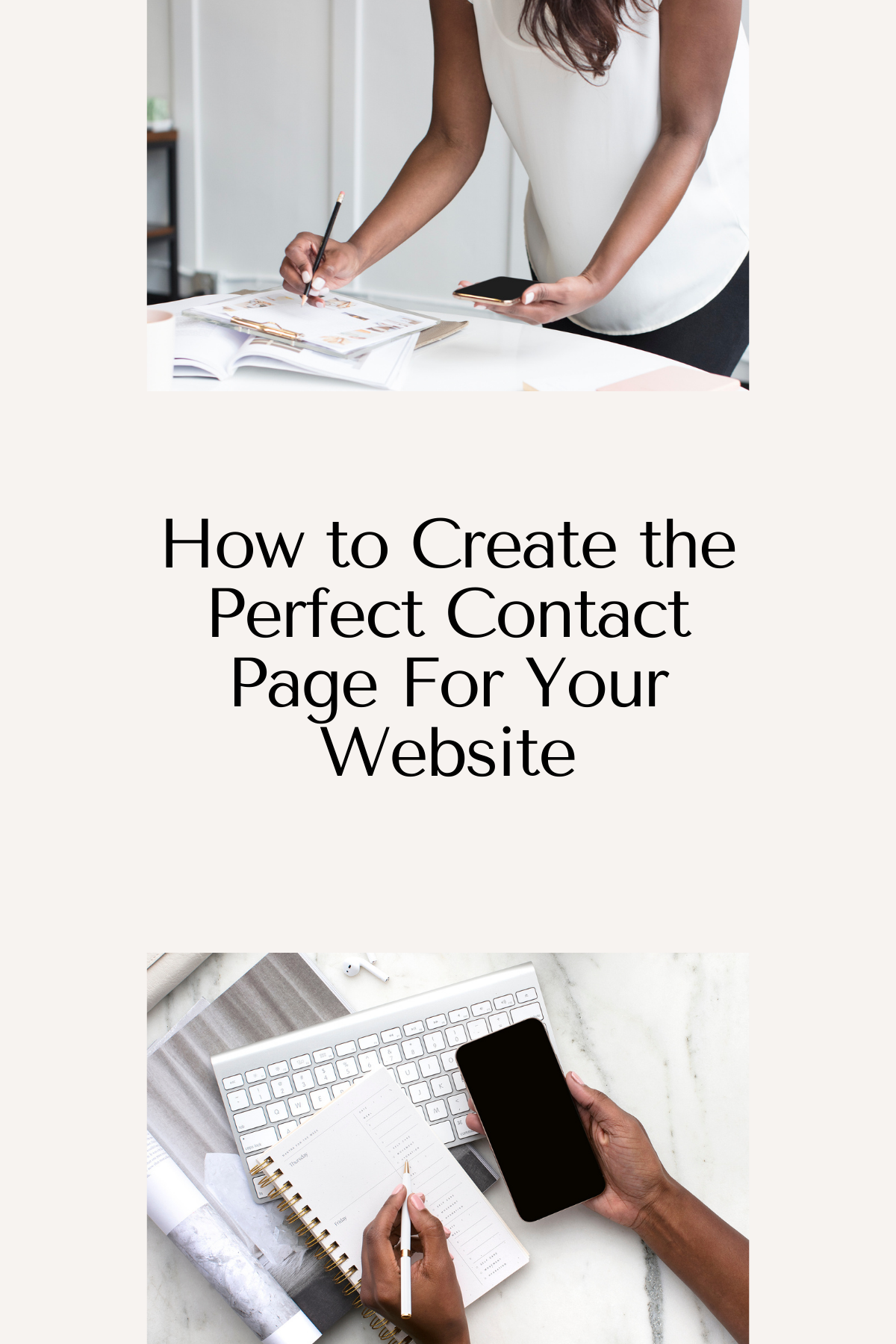 How to Create the Perfect Contact Page For Your Website - Gillian Sarah