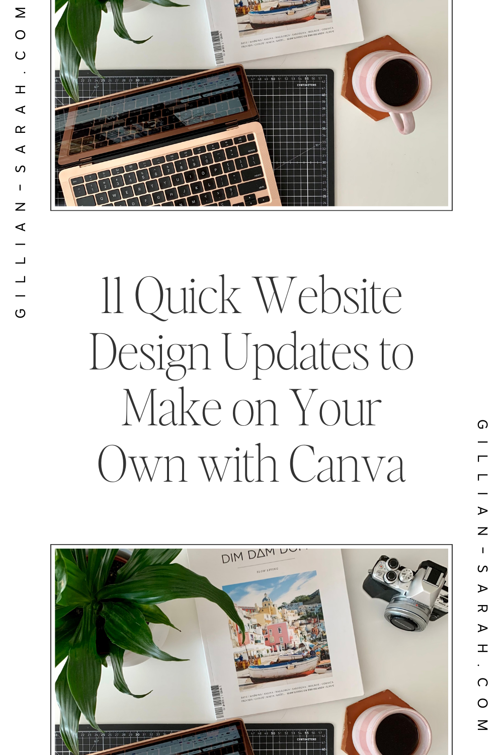 Quick Website Design Updates to Make on Your Own - Gillian Sarah