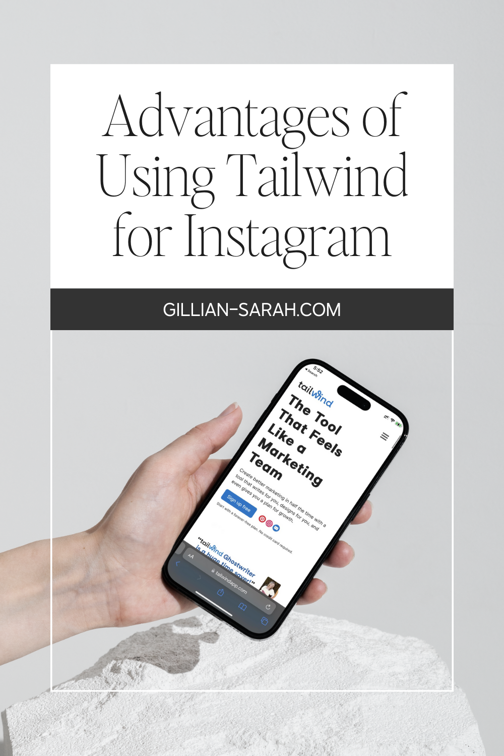 How to Use Tailwind for Instagram and Pinterest - Gillian Sarah